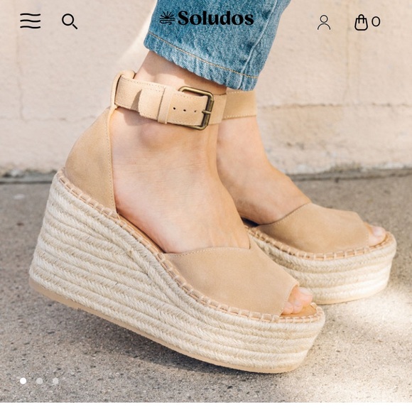 Soludos | Shoes | Soludos Positano Platform Wedge | Poshmark